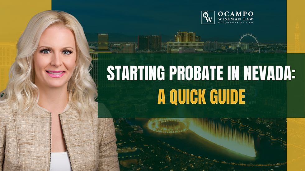 How to Navigate Probate in Nevada